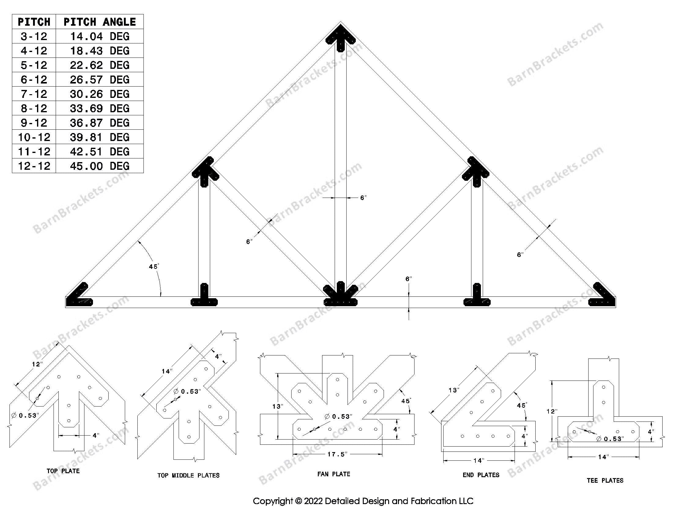 Timber Frame Truss Bracket kits – Barn Brackets