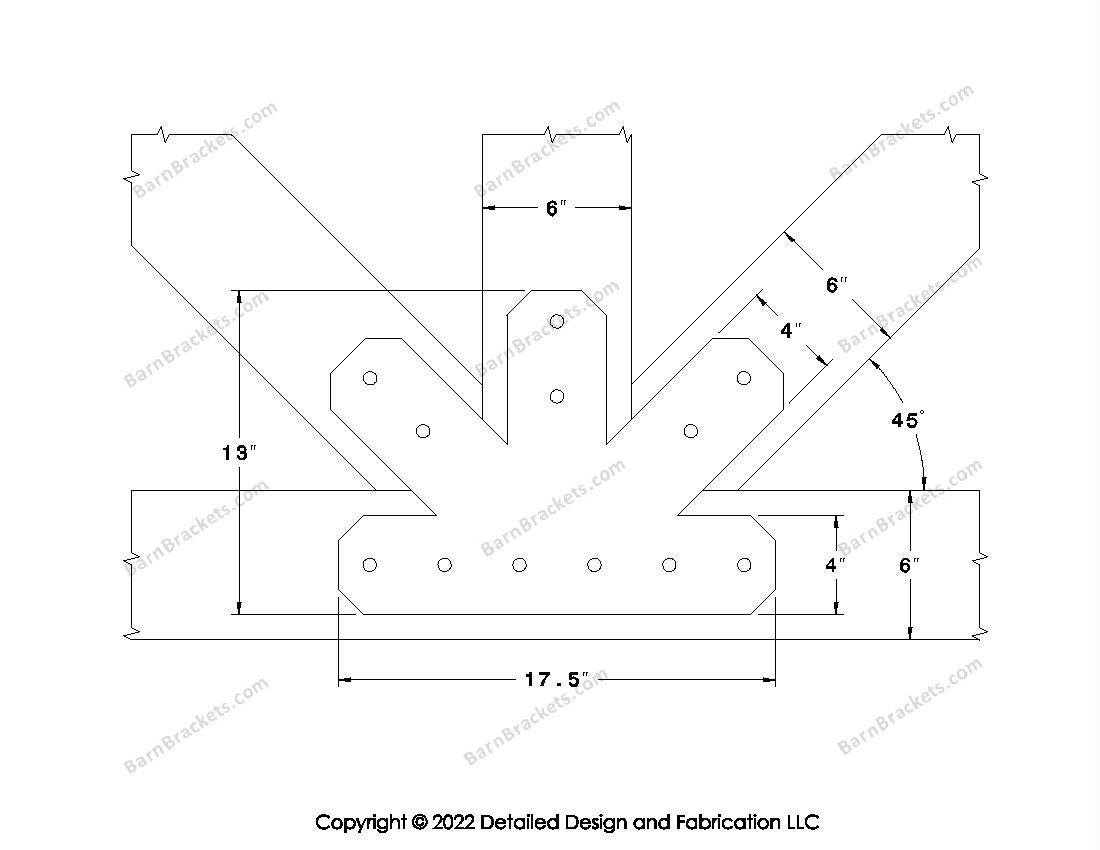 Steel Timber Frame Truss Brackets – Barn Brackets