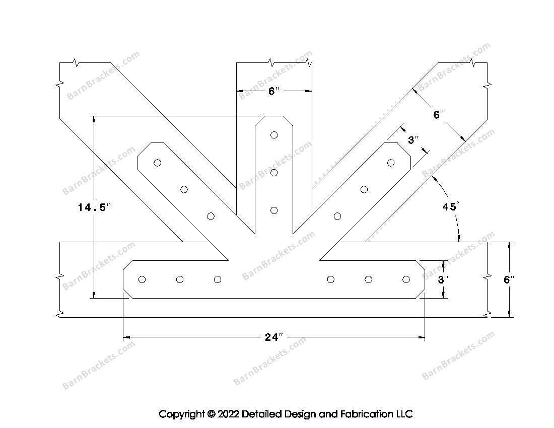 Timber Frame Truss Bracket – Barn Brackets